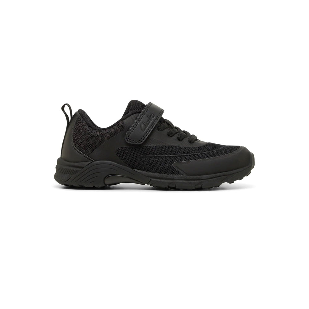 North clarks kids sneaker colour Blackout
